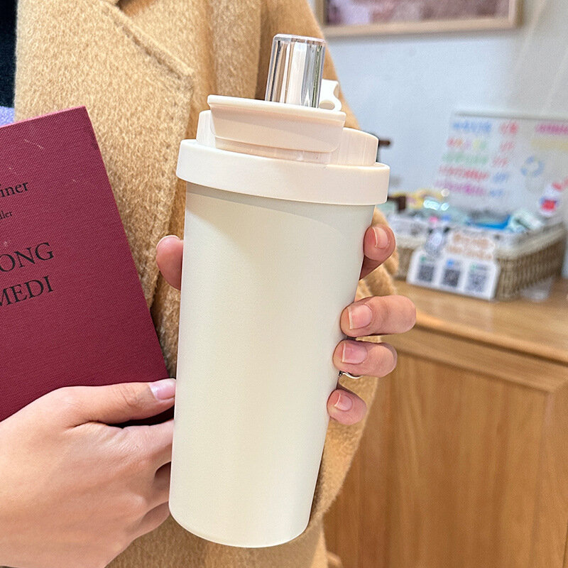 Умная кофейная кружка из нержавеющей стали 316, высокая эстетика, автомобильный вакуумный утолщенный термос, портативная дорожная кружка для студентов