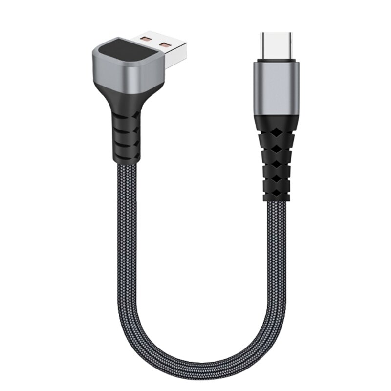 Кабель для быстрой зарядки USB-C с углом 90 градусов смартфонов и планшетов