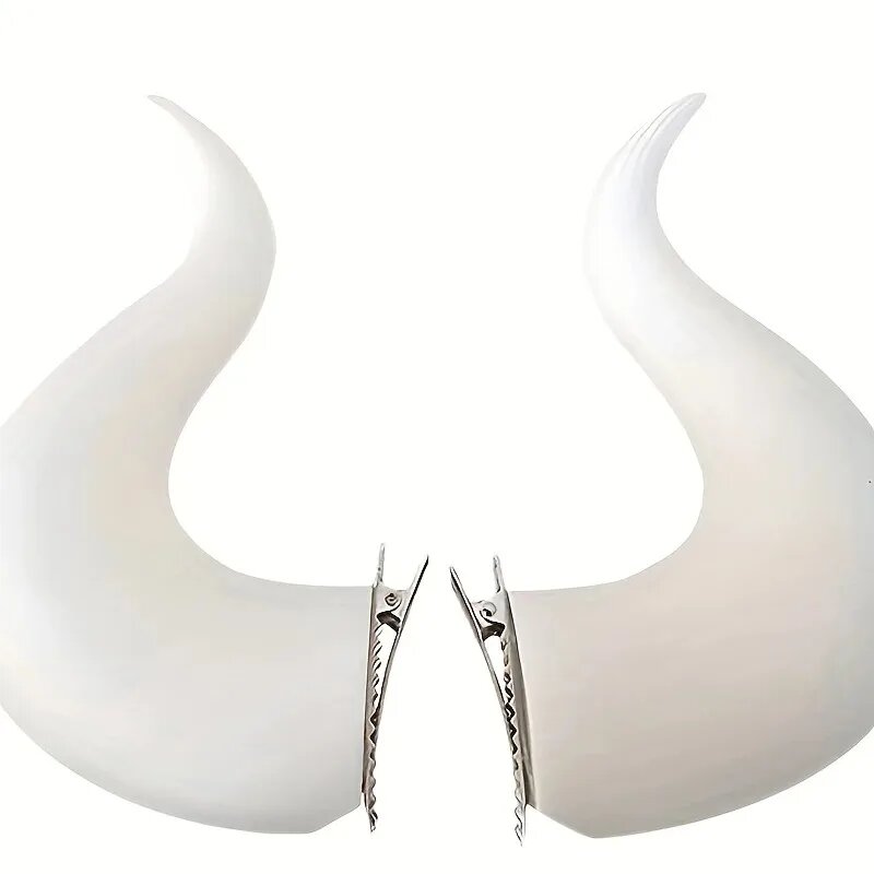 Аниме реквизит для косплея Ulti косплей рога 3D Ulti головной убор аксессуар Хэллоуин маскарад вечерние белые рога демона заколки для волос