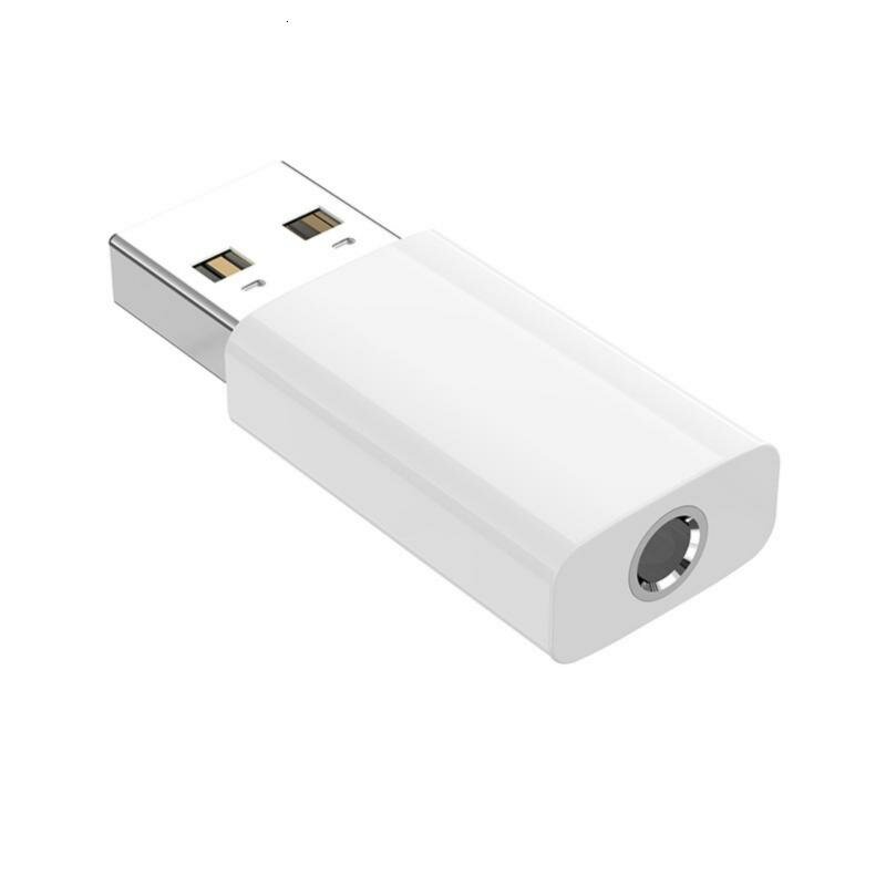 USB-C к 3.5 мм аудио адаптер, Белый - USB-порт
