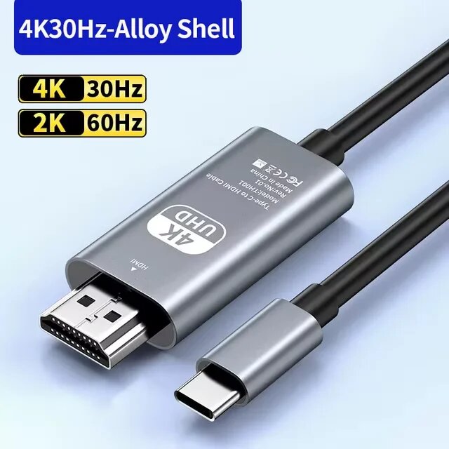 Кабель Unnlink USB C TO HDMI 4K 4K30Hz