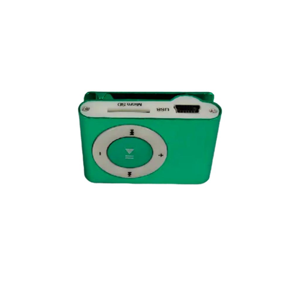 Мини портативный MP3 плеер USB Mini Clip водонепроницаемый спортивный компактный металлический с слотом для карты TF