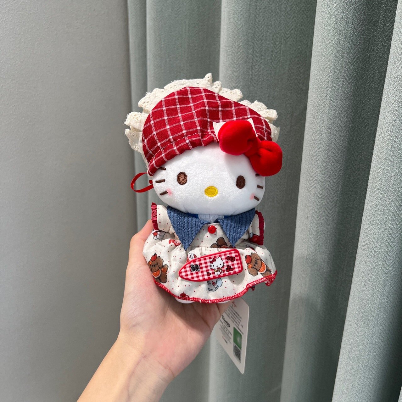 Настоящий апельсиновый шеф-повар милый фартук котенок милый плюшевый подвеска игрушка рюкзак брелок