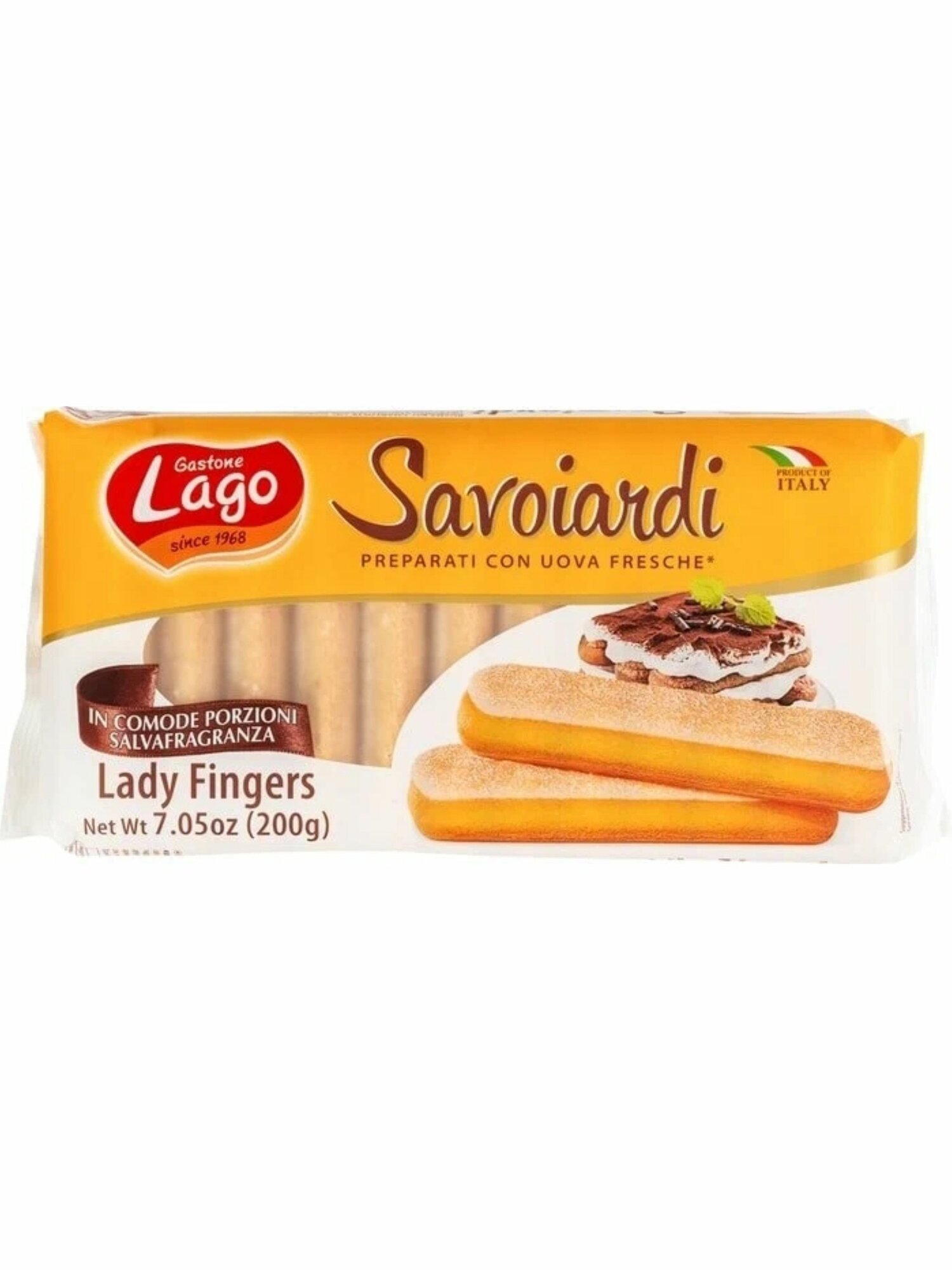 Печенье Савоярди Gastone Lago для тирамису, Италия, 200 г