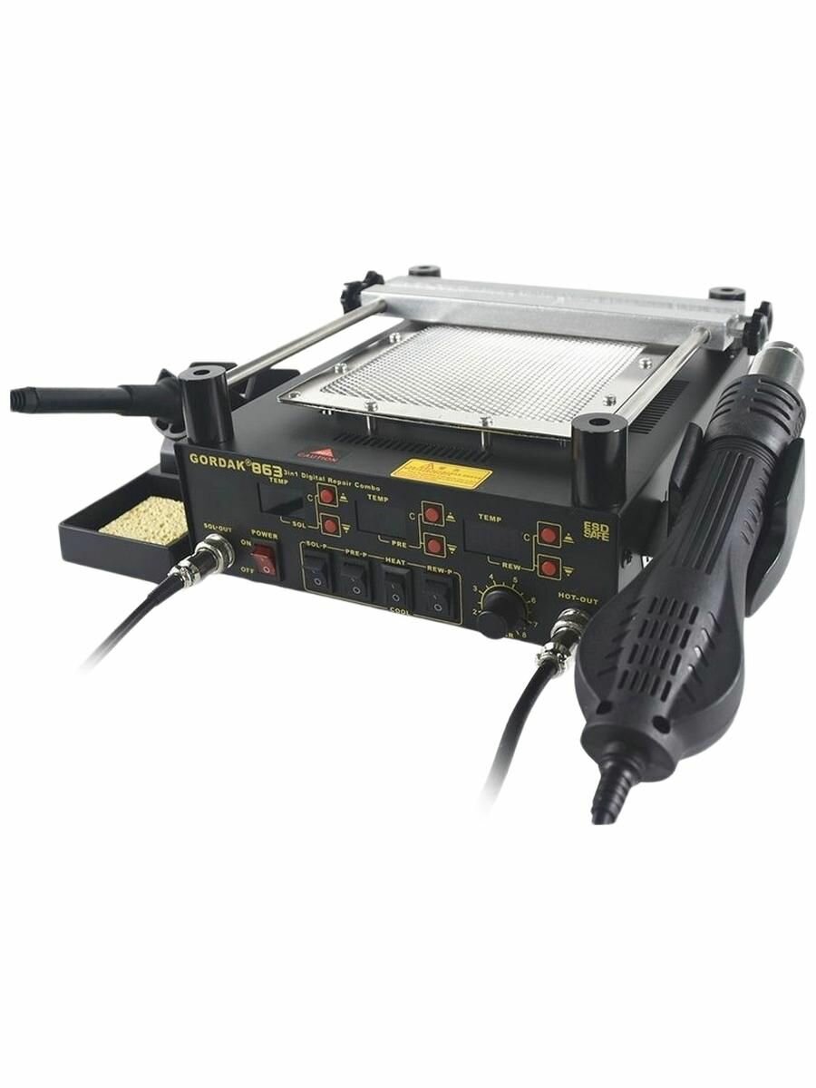 GORDAK863GORDAK863, станция нагрева BGA, паяльная станция для ремонта мобильных телефонов
