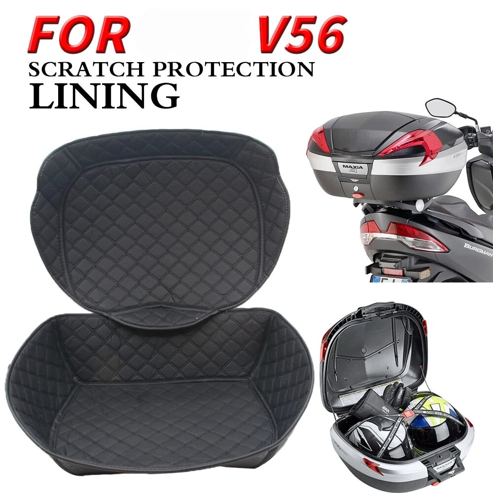Для V56 V 56, задний багажник мотоцикла, чехол для багажника, внутренний чехол для заднего сиденья, сумка, подкладка, аксессуары