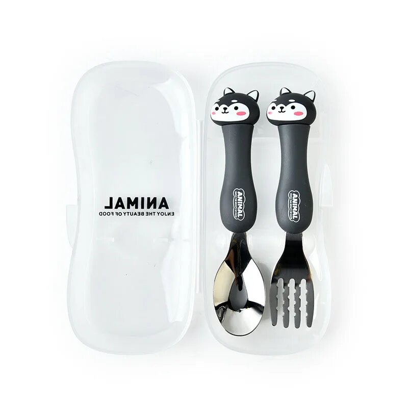 Посуда, набор детских ложек и вилок с героями мультфильмов, десертная ложка для детей, вилка, детские гаджеты, детские столовые приборы для детей, без коробки