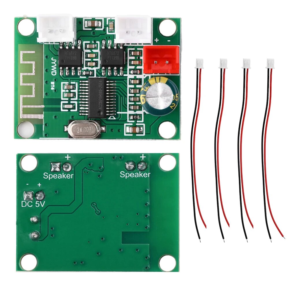 DC 3,3 В-5 В Bluetooth аудио усилитель мощности плата 4 Ом 3 Вт + 3 Вт двухканальный стерео Bluetooth аудио модуль для DIY Bluetooth аудио