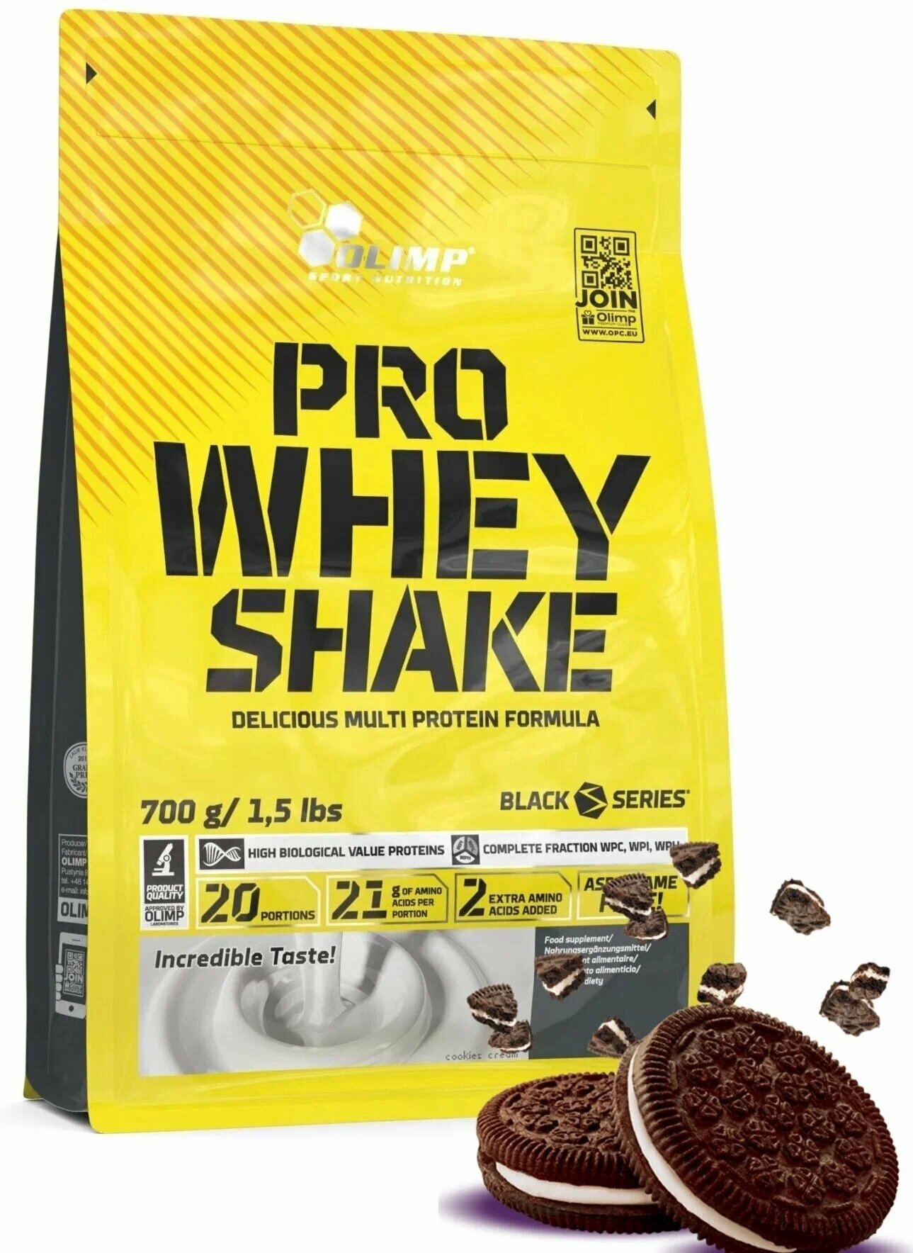 Протеин Olimp Nutrition Pro Whey Shake (700 гр) (печенье-крем)