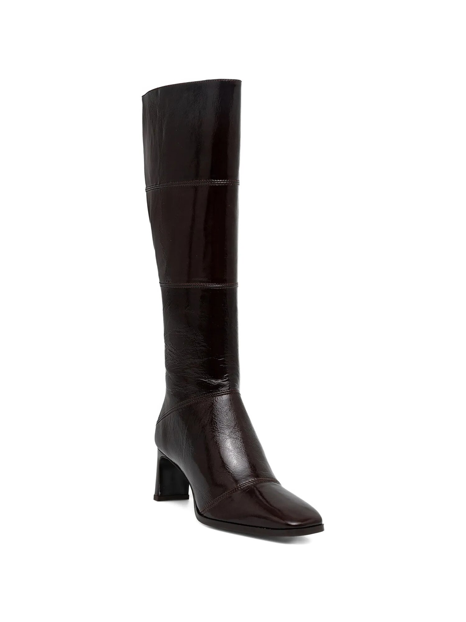 Сапоги BILLI BI Square-toe leather boots, размер 40, коричневый — фото 1