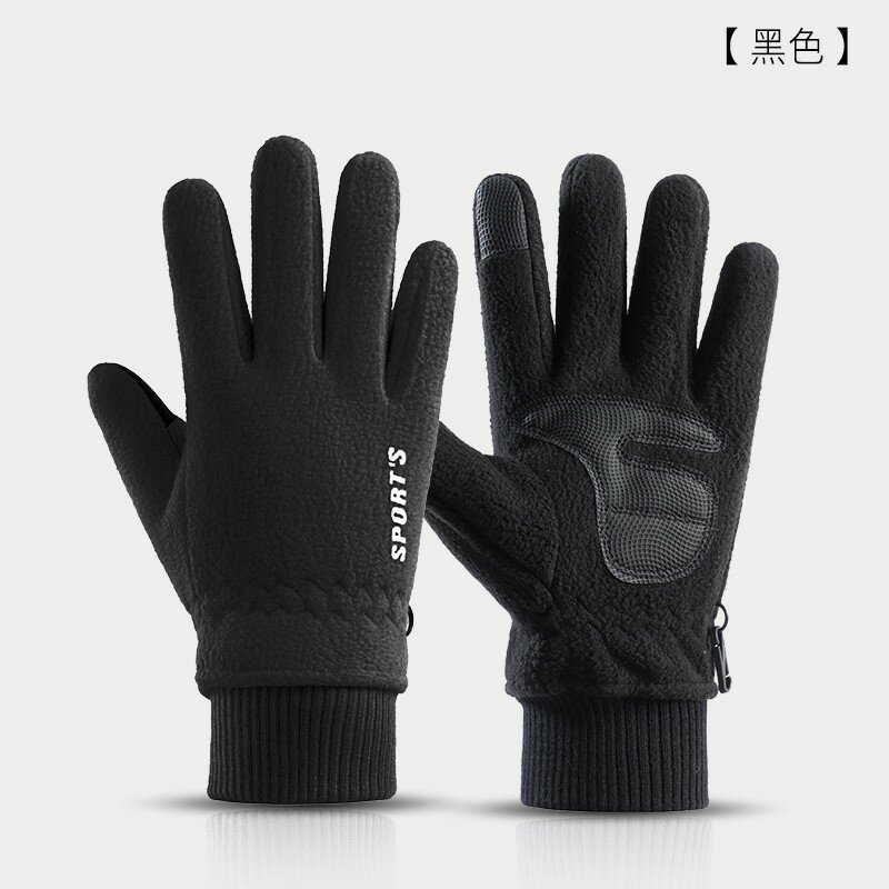 2026 Новейшие зимние перчатки, защищающие от холода, теплые, утолщенные, нескользящие, для активного отдыха, с сенсорным экраном, для вождения, спорта и езды, с флисовой подкладкой