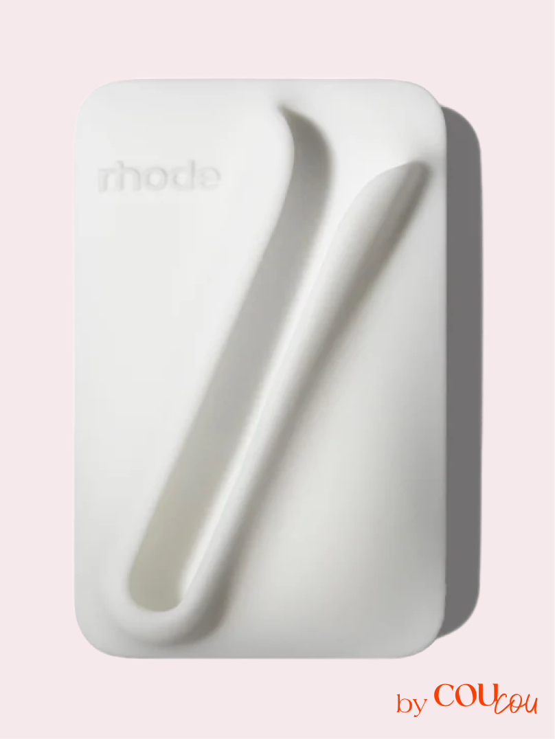 Чехол на iPhone Rhode Lip holder с MagSafe, белый (материал-силикон)