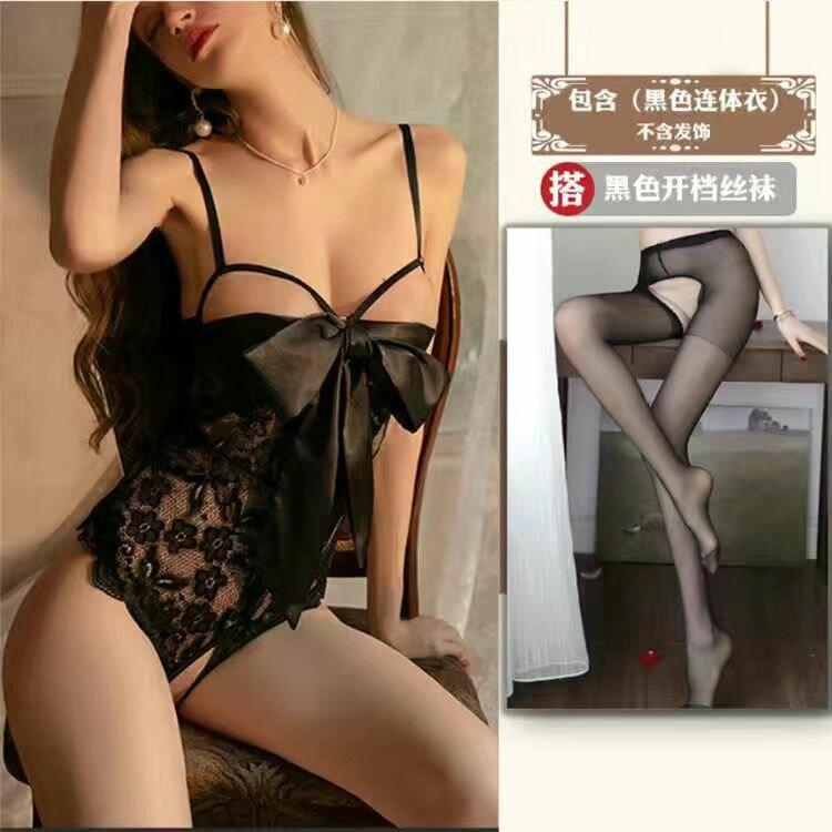 Сексуальное нижнее белье с эффектом пуш-ап, ночная одежда для женщин, увеличивающая маленький бюст, открытый промежность, боди без необходимости снимать, страстный горячий флирт набор