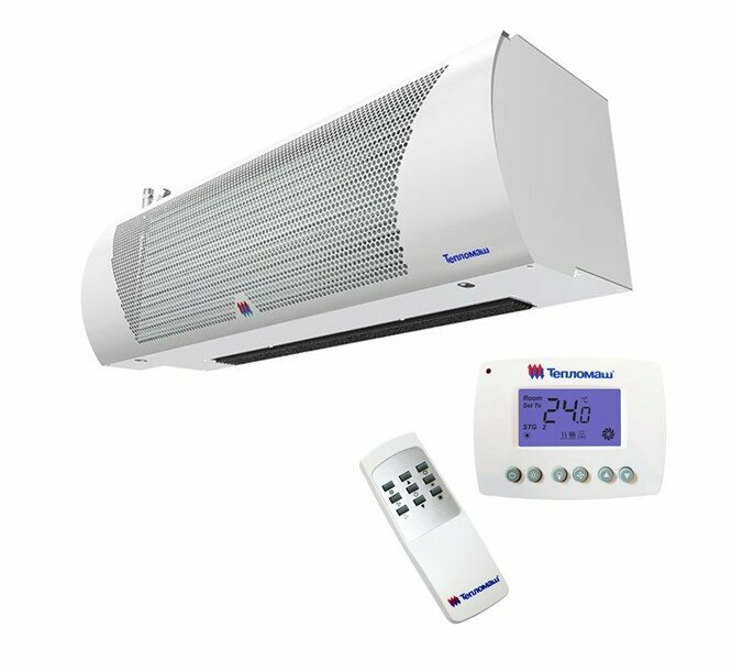 Тепловая завеса Тепломаш "Оптима" КЭВ-70П4141W, водяная, электронная, белая