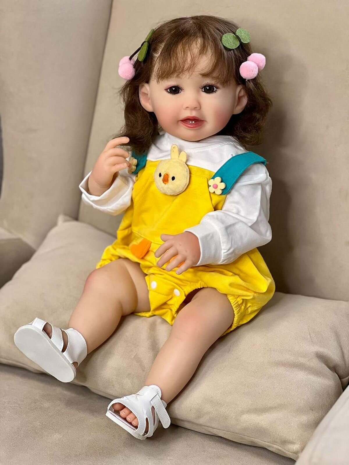 Кукла Реборн виниловая 55 см в пакете (FA-178)