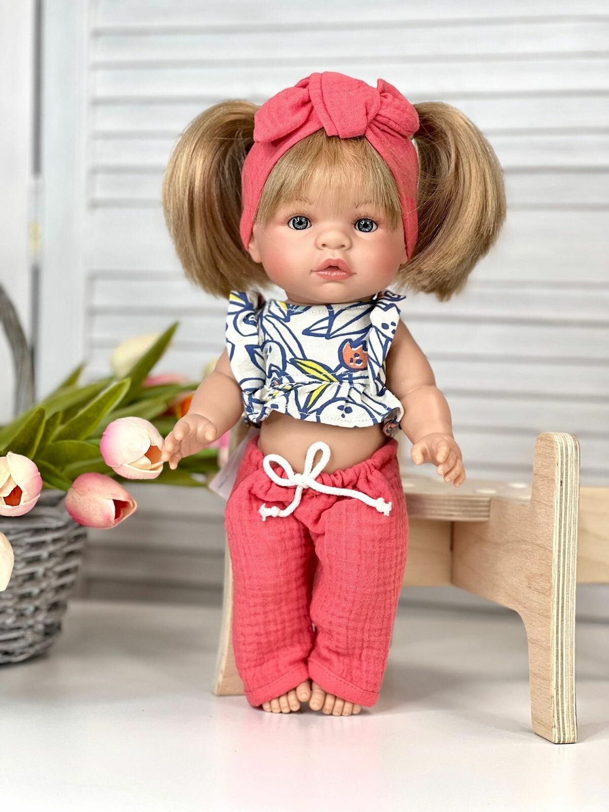 Кукла для девочки виниловая 37 см Джой (3064K)