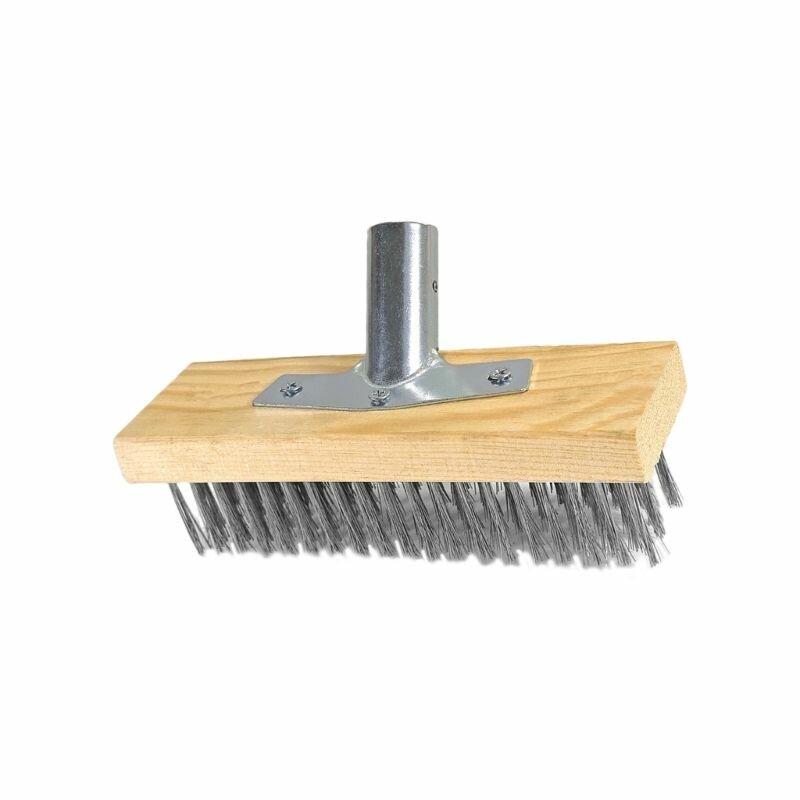 Проволочная щетка для пола из нержавеющей стали-30 см