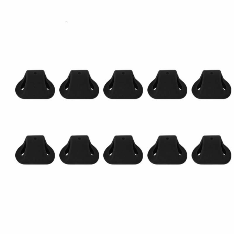 Силиконовые кольца-фиксаторы для снаряжения, Черный - Треугольник