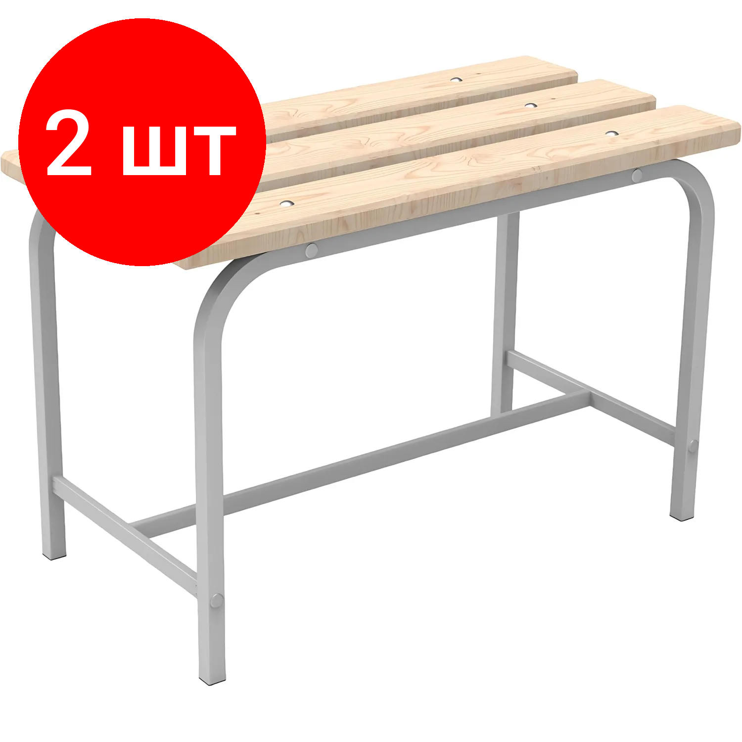 Комплект 2 штук, Скамья TI_СТ дерев. доска, Ш700хГ350хВ450