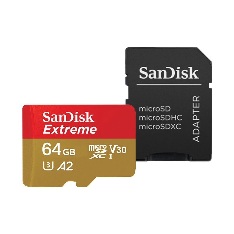 SanDisk Extreme microSDXC карта памяти A2 microSDXC 64GB