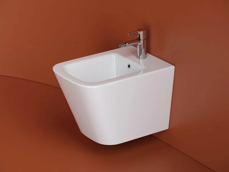 Биде подвесное Ceramicanova Union белый CN4010
