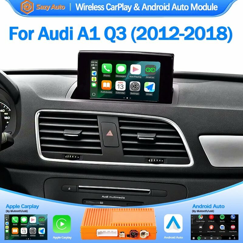 Sinairyu CarPlay Android Auto для Audi A1 Q3 2012-2018, RMC 2G