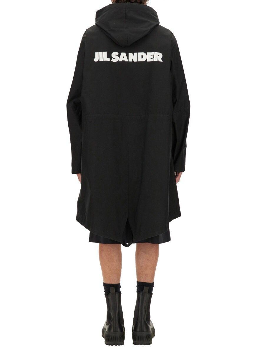 Тренчкот Jil Sander, размер 52, черный — фото 1