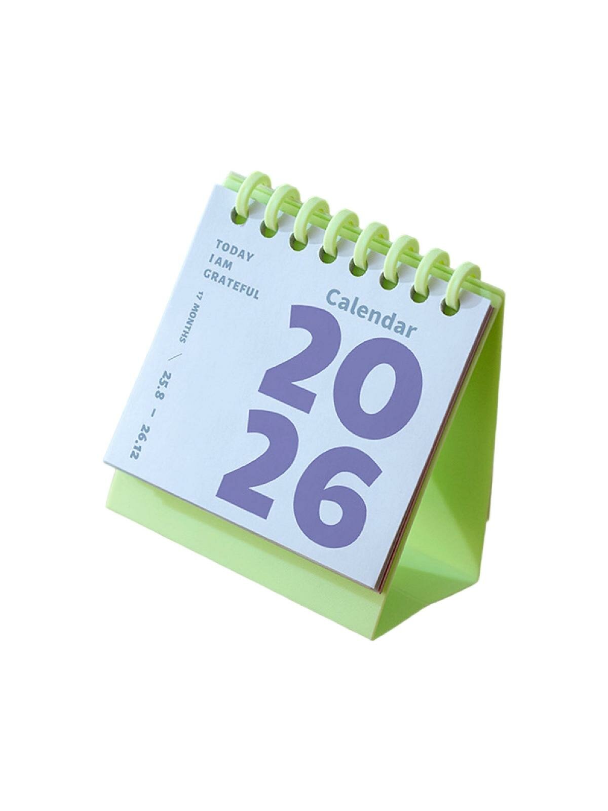 Маленький настольный календарь на 2026 год на 12 месяцев с января 2026 по декабрь 2026 года для Office