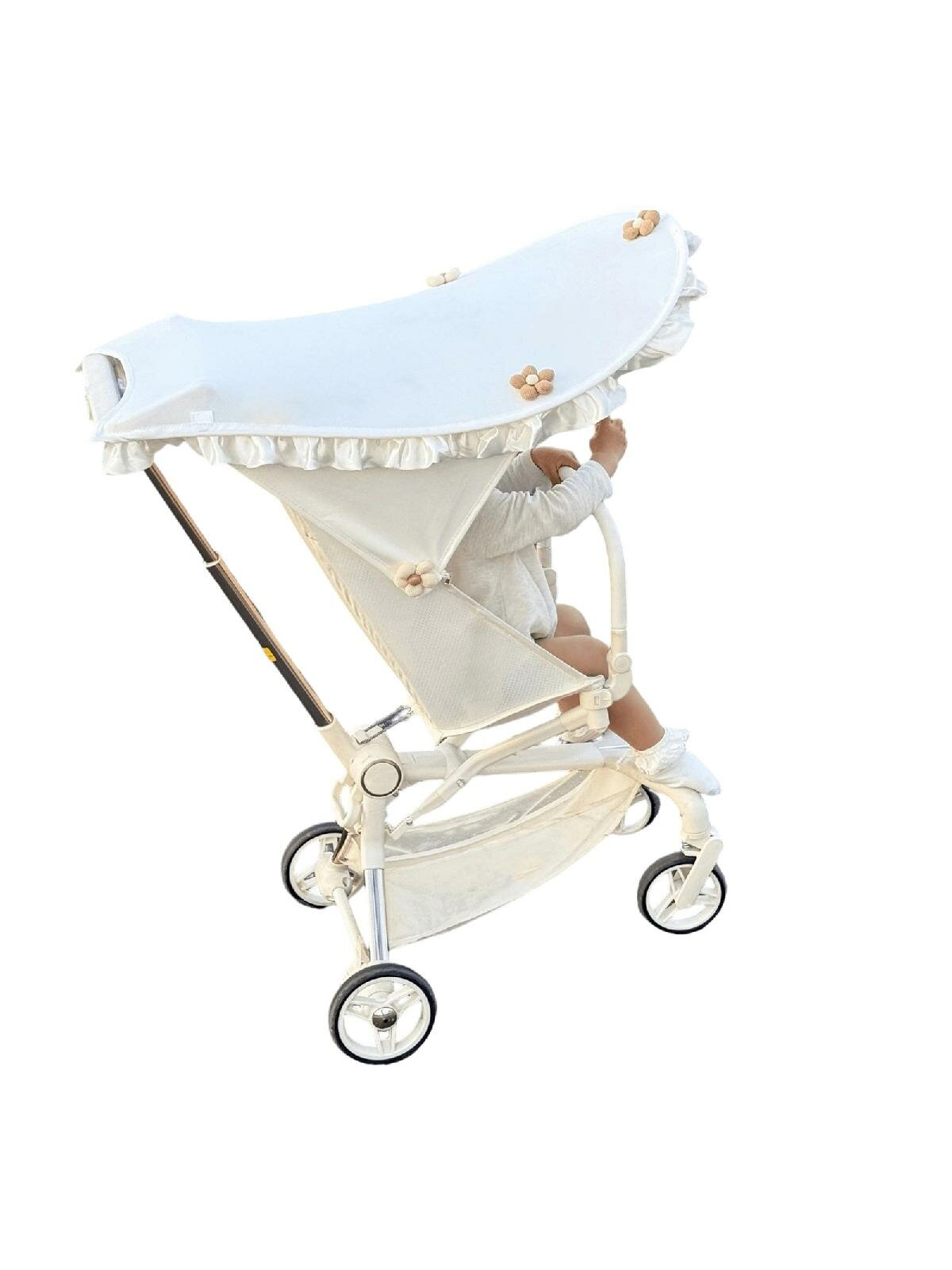 Универсальный козырек для детских колясок Солнцезащитный козырек Легкий и ветрозащитный