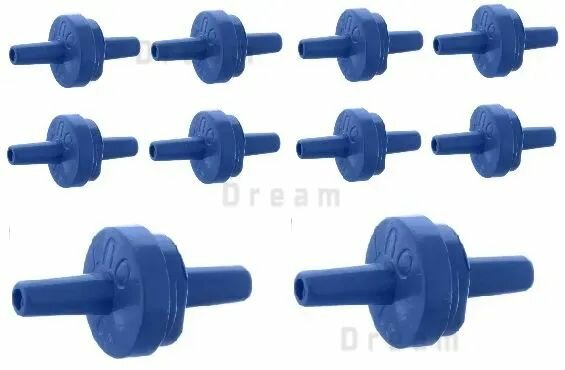 Обратный клапан Ammania синий. (10шт.)