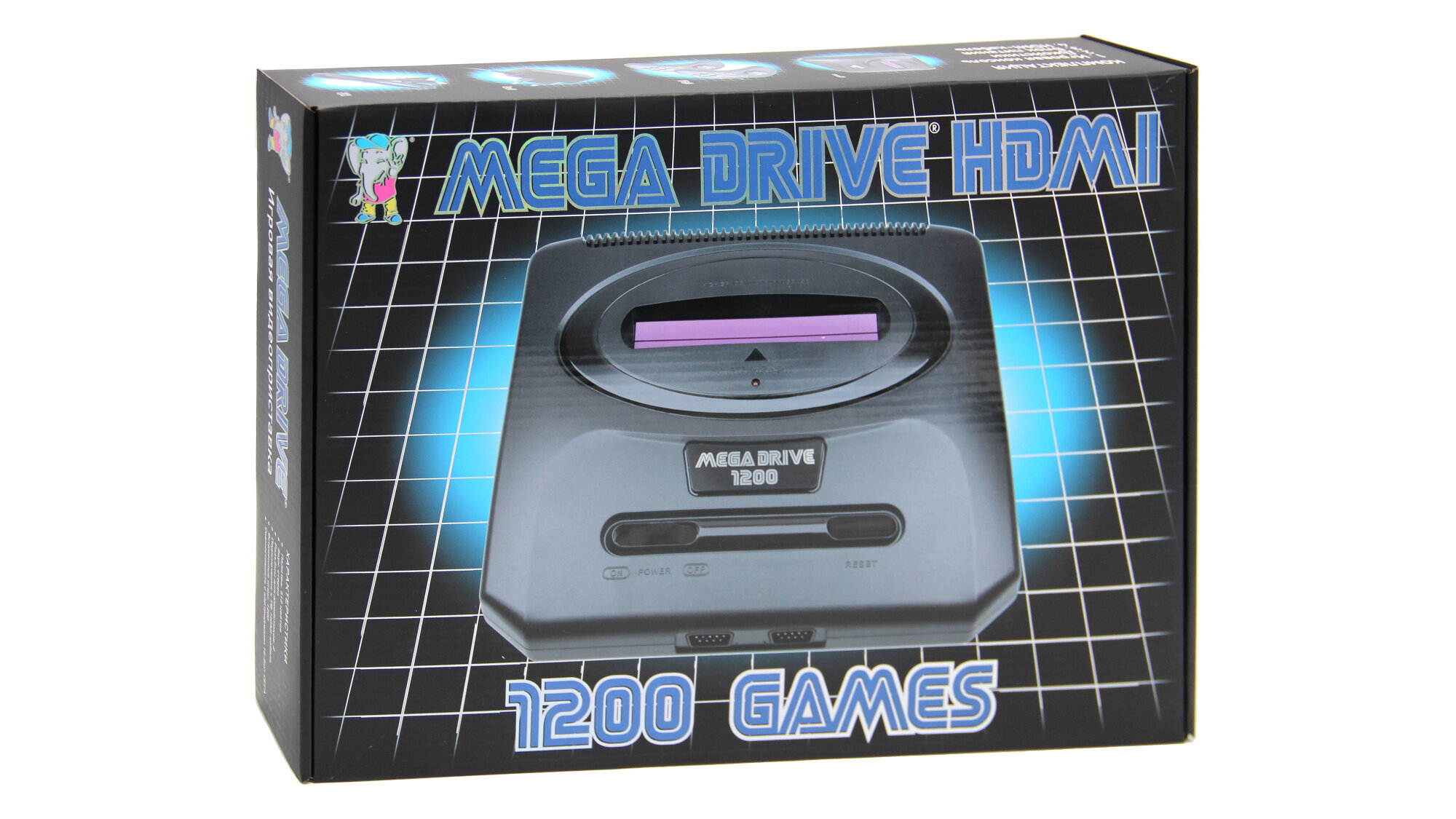 Игровая приставка Mega Drive 1200 HDMI (MD-1200) (Новая) черная