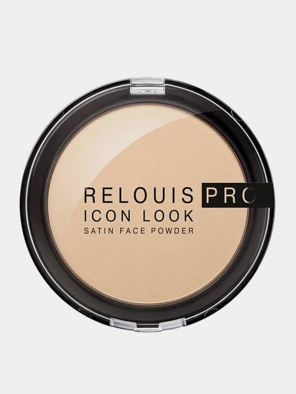 Пудра компактная RELOUIS PRO Icon Look Satin Face Powder, тон 01, 9 г