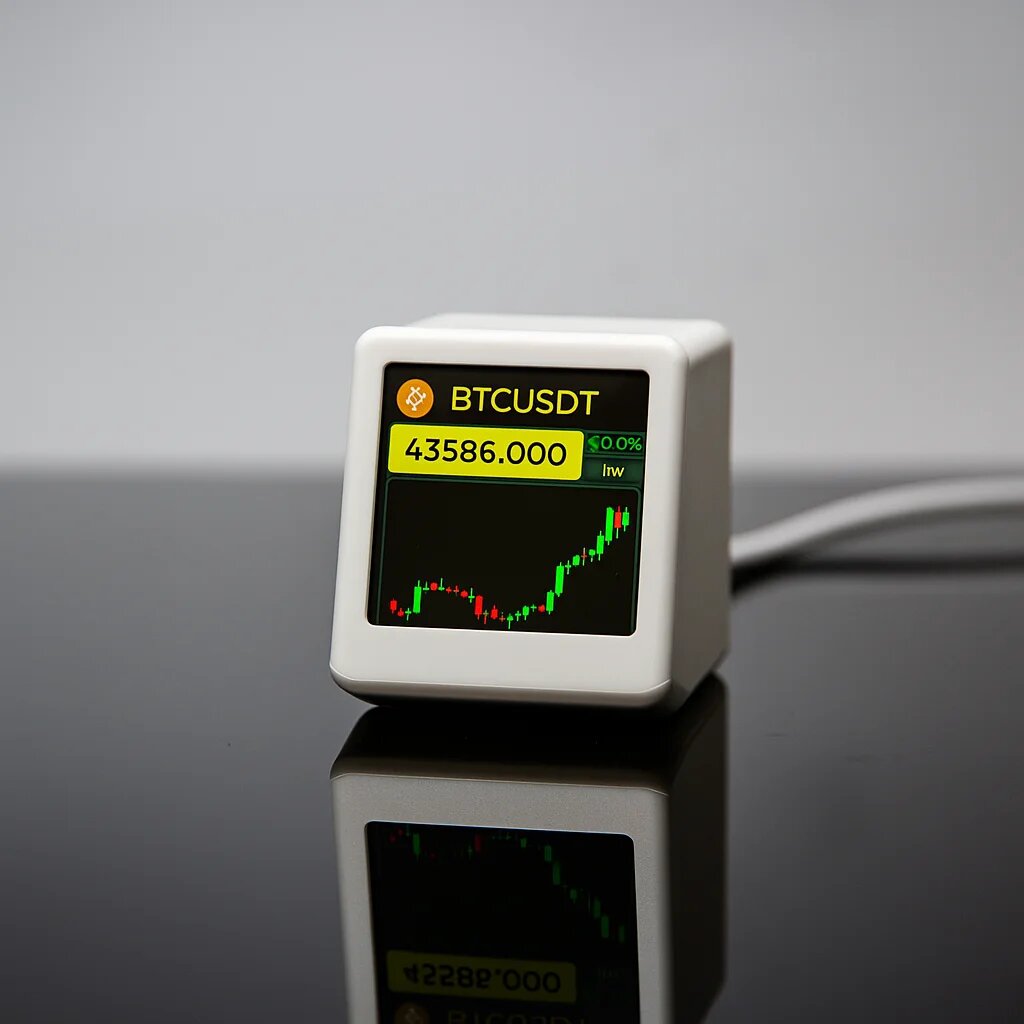 GeekMagic Smalltv PRO Bitcoin Price Tracker