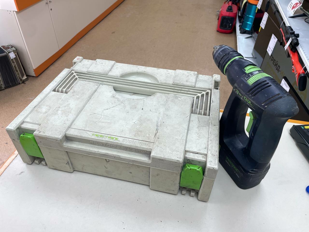 Дрель-шуруповерт аккумуляторная FESTOOL C 12 Li 1,5 Set(Б/У)Уценка