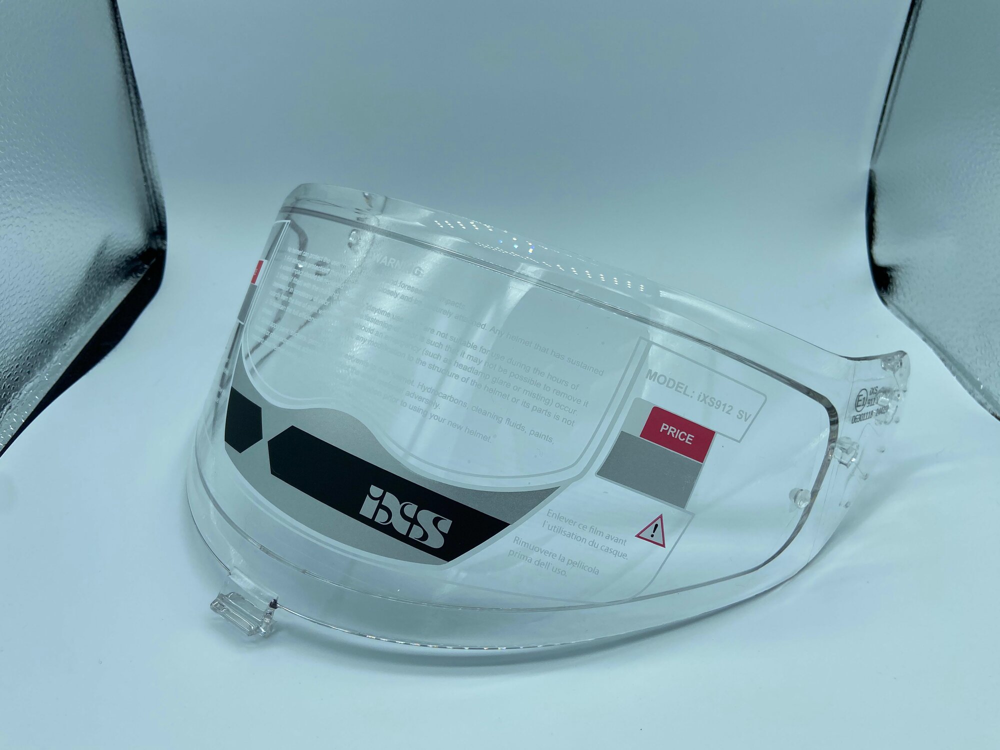 Визор стекло для шлема IXS 912 и 912SV прозрачный