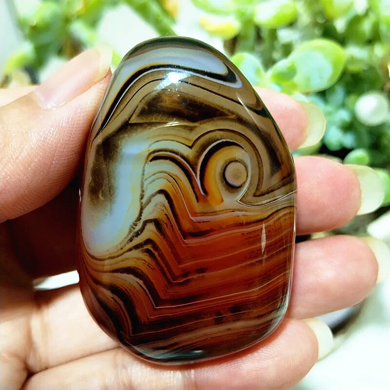 Камень Агат Цветок EBET A9 66g