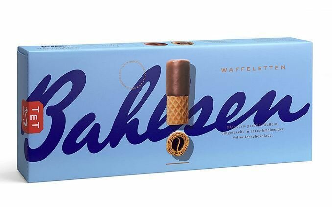 Вафельные трубочки BAHLSEN WAFFELETTEN MILK в молочном шоколаде 100г