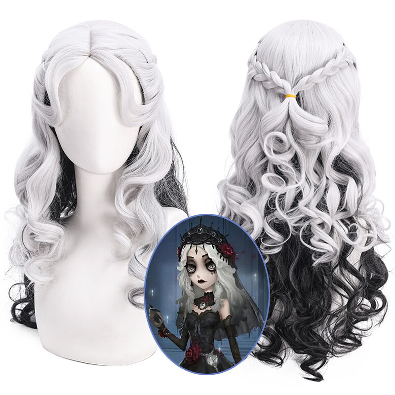2026 Мастер Святой Да Идентичность V Психолог Долгая Ночь Косплей Парик Ведьма Ночь Реалистичный Покров