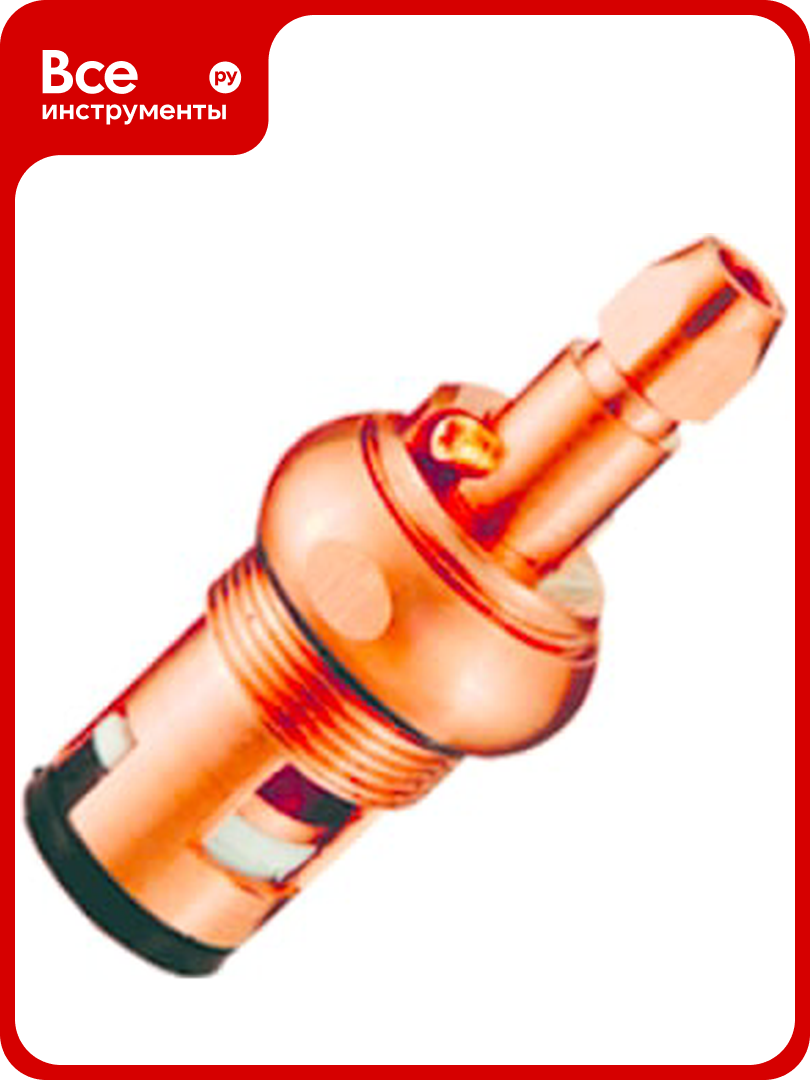 Кран-букса LEDEME М18х1.5, керамика, квадрат угол поворота 90°, для отечественных смесителя L52-5 113784