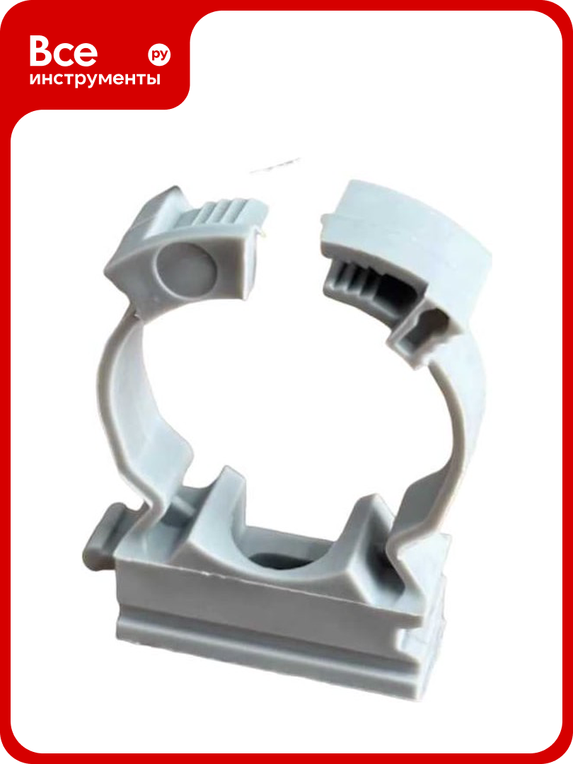 Крепеж клипса для трубы гофры 23 Болта с замком d 16 мм, 20 шт. 17-1200ф20