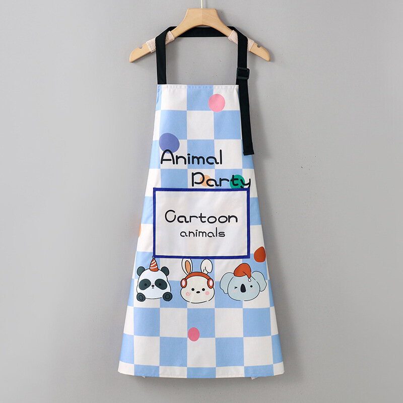 Фартук для мужа, кухонная домашняя рабочая одежда, простой халат, новый стиль, водонепроницаемый и маслостойкий, настраиваемый