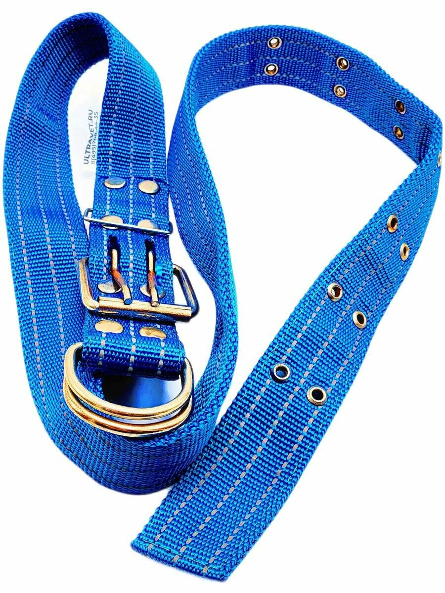 Усиленный ошейник 1.5 метра, светоотражающий, для крупных животных. Прочный.