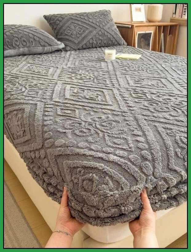 Наматрасник 200x220х28см белый, темно-серый