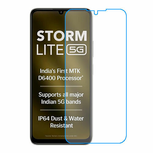 Скрин Мобайл защитный экран для Lava Storm Lite 5G из нано стекло 9H