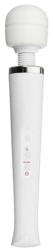 Вибратор массажер MassX белый перезаряжаемый USB 10 скор принудительный мощный секс-игрушка для взрослых 18+