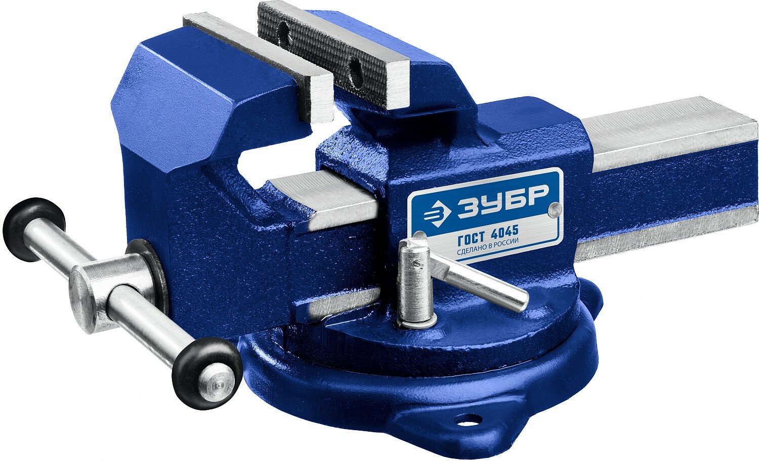 Тиски слесарные ЗУБР Урал, 3 кг, Профессионал, чугунный корпус, поворотное основание