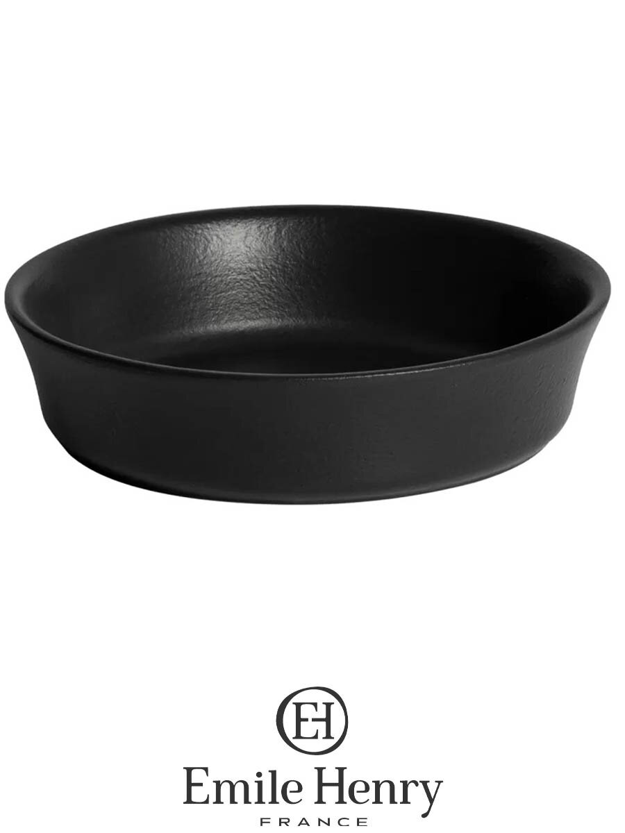 Форма порционная для крем брюле Emile Henry Solo, цвет базальт