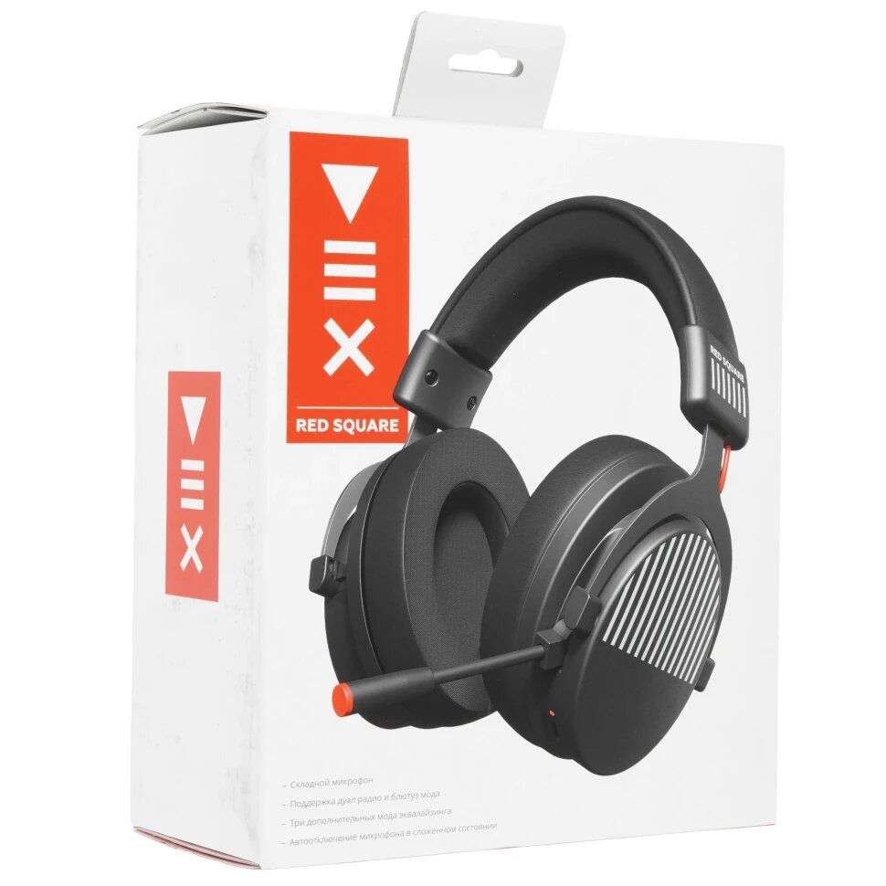 Беспроводные/проводные наушники Red Square V3X черный 2024, Nintendo Switch, PS4, PS5
