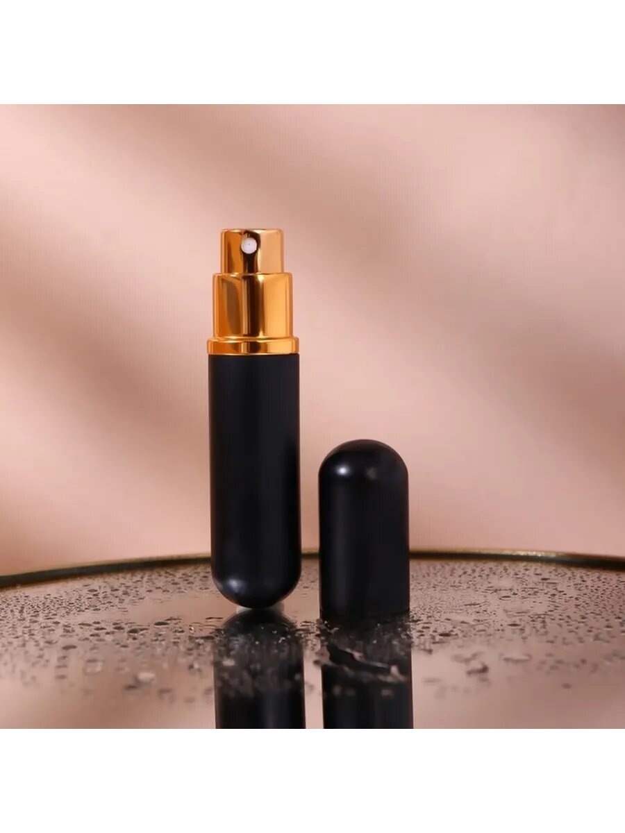 Компактный флакон для духов 5 мл черный