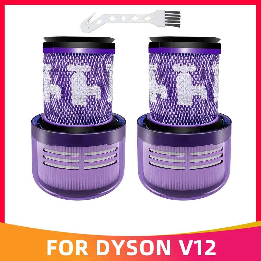 2шт HEPA фильтр для Dyson V12 Slim